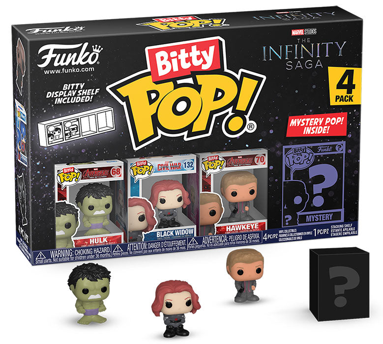 Funko Bitty Pop! Marvel Infinity Saga - Hulk (4 Pack) – Hi-Tech Games